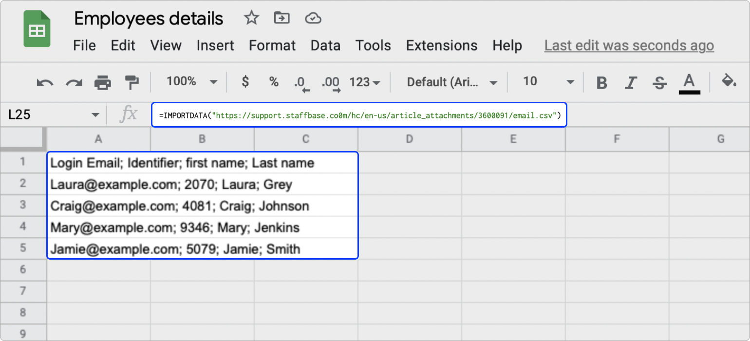 How To Import Data Into Google Sheets